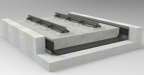 Slab track bed structure type - Areas of use - Calenberg Ingenieure